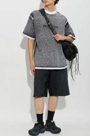 Balenciaga Cotton T-shirt With Logo