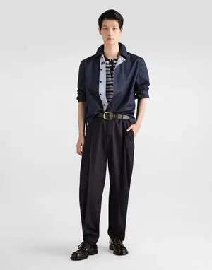 Dolce & Gabbana Serafino Striped Cotton T-shirt