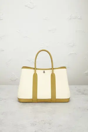Hermès Toile & Leather Garden Party 30 Tote Bag - Brown