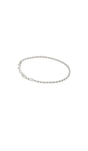 SERGE DENIMES Rope Bracelet In Metallic