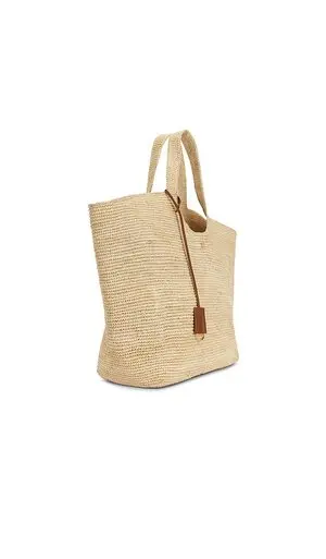 ANINE BING Lili Tote Raphia Bag