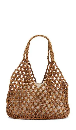 8 Other Reasons Beaded Tote Bag In Tan