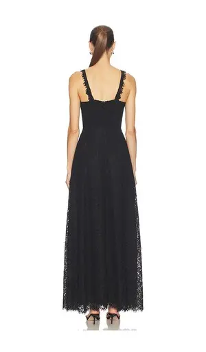 L'Agence Sutton Lace Maxi Dress