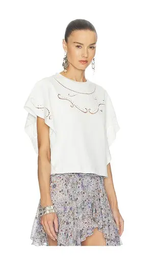 Isabel Marant Étoile Eoline Top In White