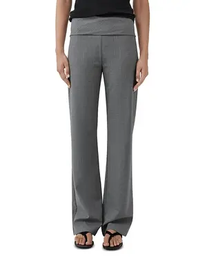 ST. AGNI Wool Studio Pants - Pumice