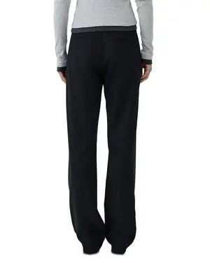 ST. AGNI 90s Rouleau Minimal Wool Pants