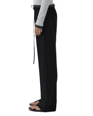 ST. AGNI 90s Rouleau Minimal Wool Pants