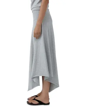 ST. AGNI Asymmetric Drape Skirt