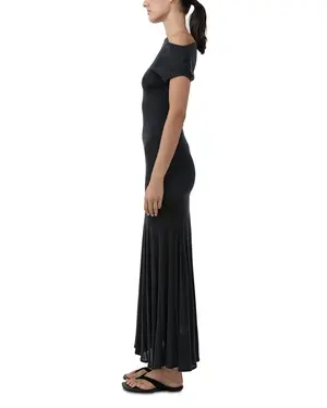 ST. AGNI Fine Jersey Circle Hem Dress