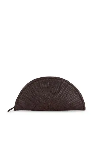 BEMBIEN Perla Clutch In Brown - Espresso