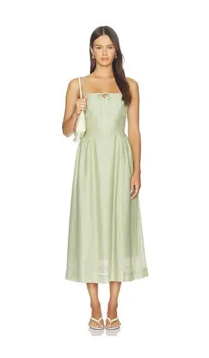 Heartloom Kaelin Dress In Sage - Mineral