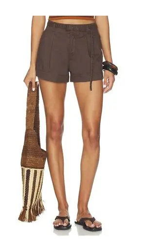 Heartloom Brooklyn Short In Rose - Espresso