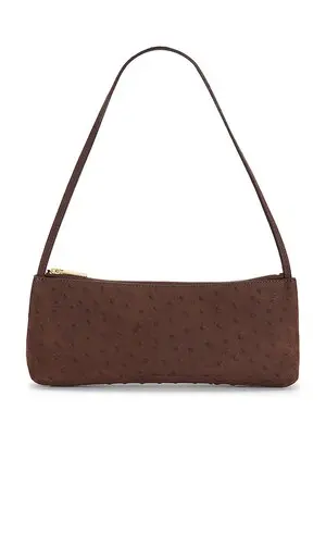 MANSUR GAVRIEL Gaia Baguette Bag In Brown - Ebony