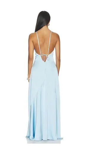 LOVERS AND FRIENDS Gaia Gown In Baby Blue