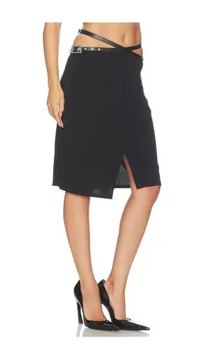 HAELO Belted Wrap Skirt