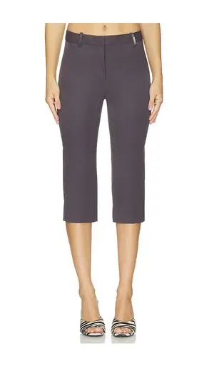 Attico Capri Pant In Purple - Plum