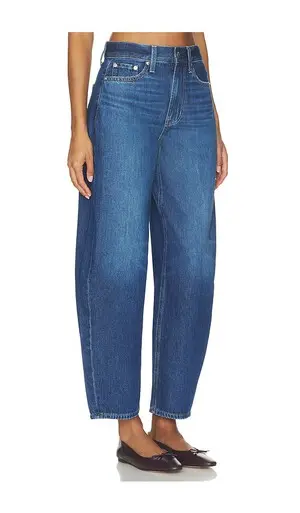 PISTOLA Sacha High Rise Relaxed Barrel Jeans In Blue