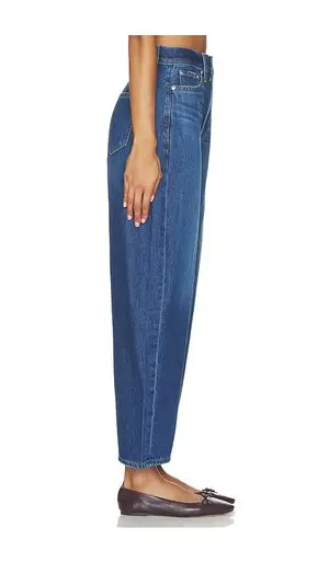 PISTOLA Sacha High Rise Relaxed Barrel Jeans In Blue