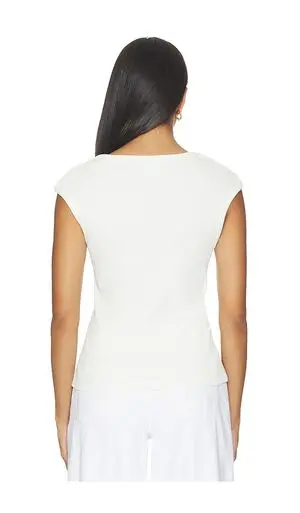 Closed Cap Sleeve T-shirt