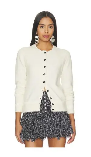 Isabel Marant Étoile Naia Cardigan In Cream - Ecru