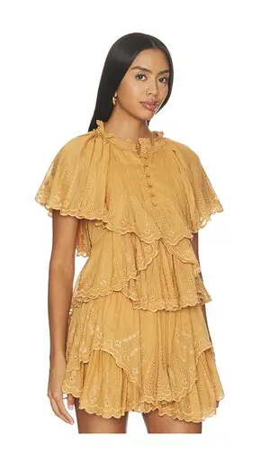 Isabel Marant Étoile Lorna Short Sleeve Top In Brown