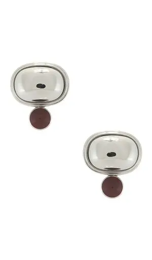 HEAVEN MAYHEM Calypso Earrings In Metallic - Silver