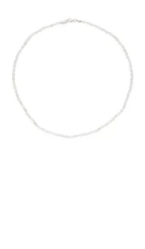 HEAVEN MAYHEM La Perla Necklace In White - Pearl