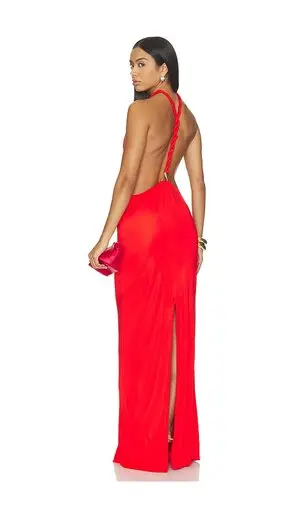 Retrofete Blodwen Dress In Red