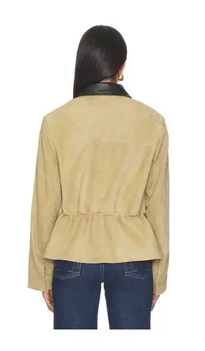ALIGNE Mavis Suede Jacket In Tan