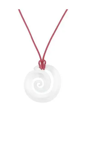STUDIO CONCHITA Georgia Glass Necklace In Pink