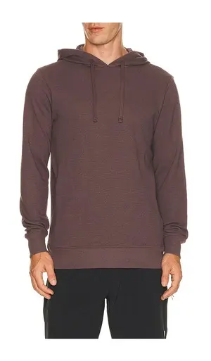 Travis Mathew Cloud Waffle Hoodie In Purple