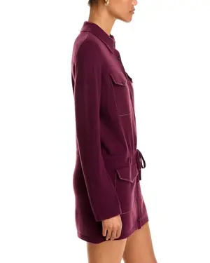 Guest In Residence Cashmere Industry Mini Dress - Fig