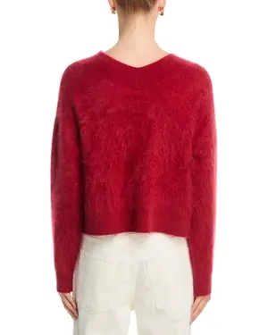 Guest In Residence Grizzly Cashmere Double V Sweater