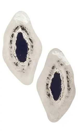 DEME BY GABRIELLA The Ivy Earrings In Metallic - Silver