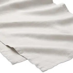 HUDSON PARK COLLECTION Linen Table Runner, 14 X 72 Exclusive - Medium Grey