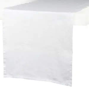 HUDSON PARK COLLECTION Linen Table Runner, 14 X 72 Exclusive - White