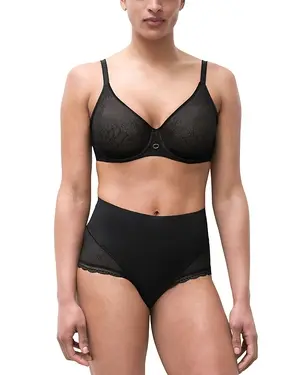Chantelle Belle Lace Seamless Unlined Bra - Black