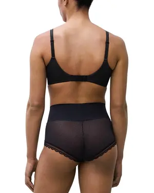 Chantelle Belle Lace Seamless Unlined Bra - Black