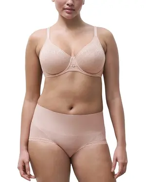 Chantelle Belle Lace Seamless Unlined Bra - Rose