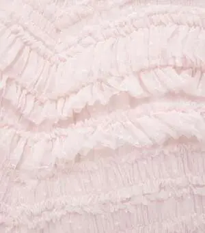 NEEDLE & THREAD Ruffle Strapless Valentine Maxi Dress