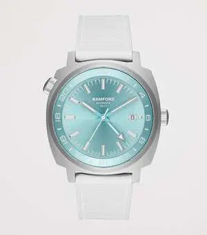 BAMFORD LONDON Stainless Steel Gmt Watch With Rotating Bezel