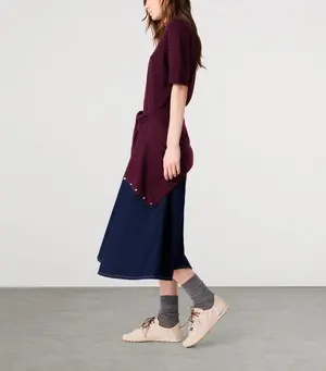 Maje Wool Polo Sweater