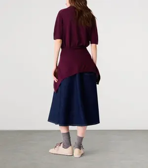 Maje Wool Polo Sweater