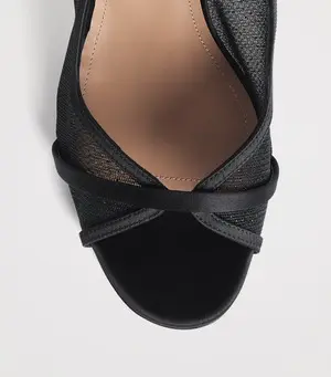 MALONE SOULIERS Mesh Norah Heeled Sandals 70