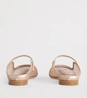 MALONE SOULIERS Embellished Mesh Maureen Mules