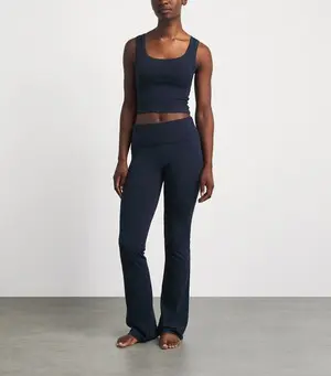 SKIMS Cotton Ribbed Cropped Tank Top