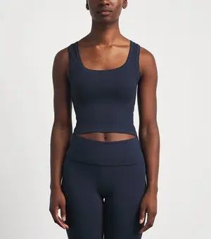 SKIMS Cotton Ribbed Cropped Tank Top