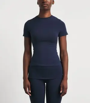 SKIMS Cotton Jersey Short-sleeve T-shirt