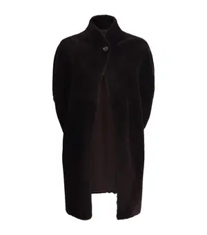 Kiton Shearling Cape
