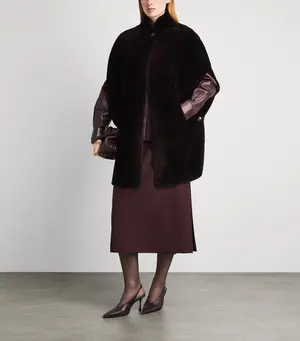 Kiton Shearling Cape